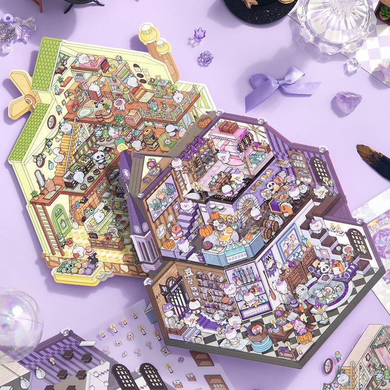 Shop XL Series Isometric Scene Stickers in Australia – Cozy Sticker Room