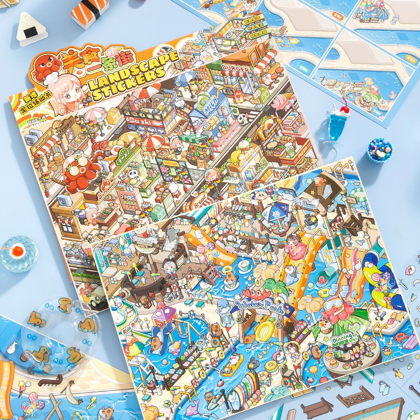Slow Immersive Builds Scene Stickers (Advanced) – Cozy Sticker Room